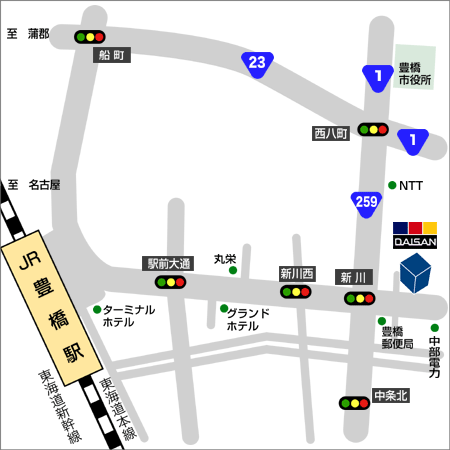 DAISAN総務部MAP